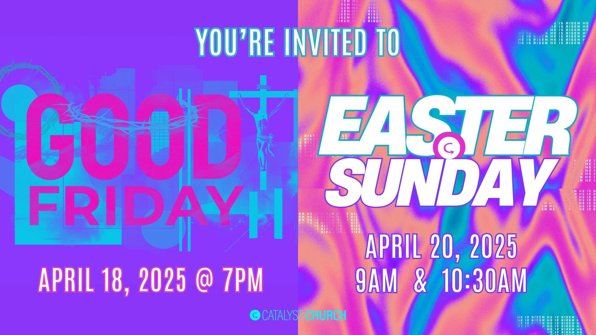 Easter Weekend Events | Text In Church